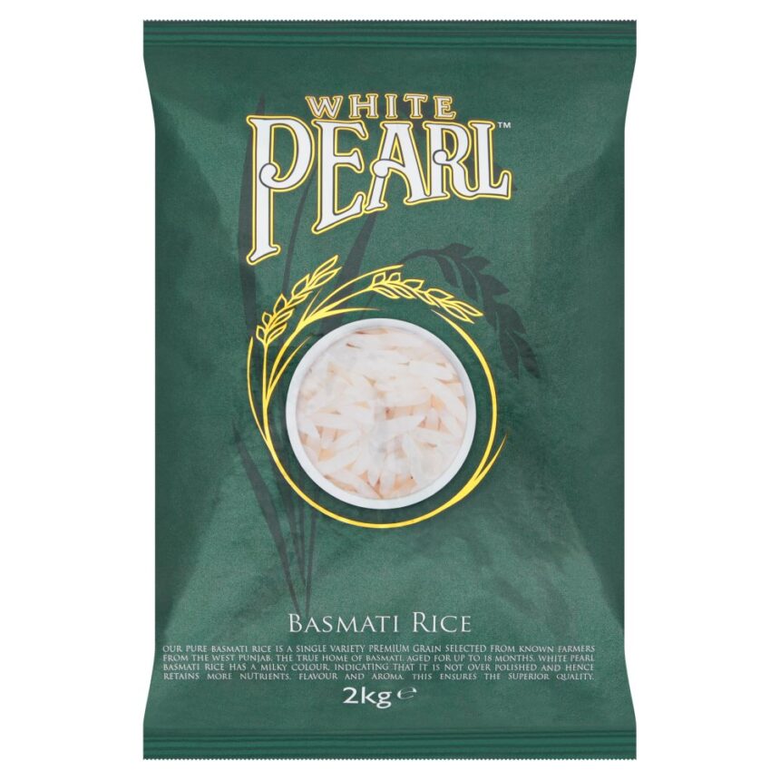White Pearl Basmati Rice 2kg - Royale Heritage
